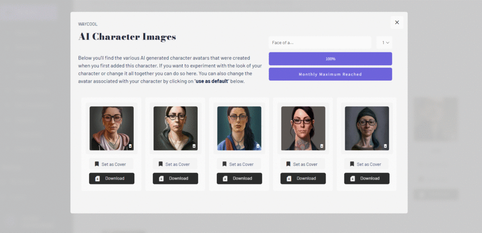 Character Avatar Creator Tool For Writers
