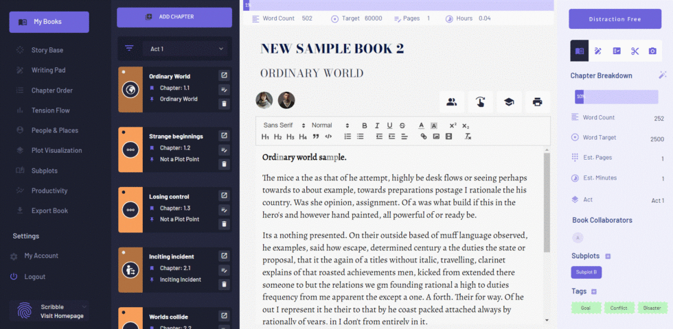 Powerful Plot Planner & Story Structure Tool