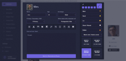 Character Avatar Creator Tool For Writers