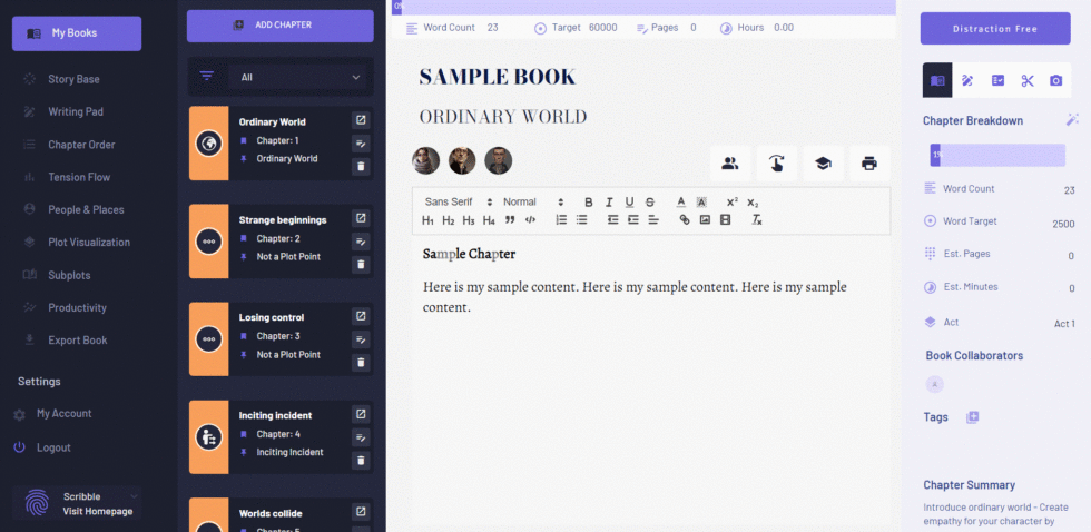 Character Avatar Creator Tool For Writers